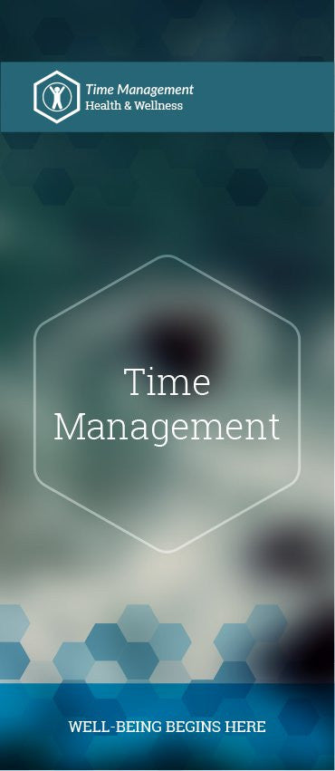 Time Management Pamphlet/Brochure (6081H1) - PAS Wellbeing Media